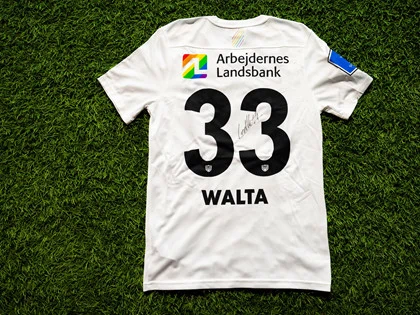#33 LEO WALTA MATCH ISSUED / PRIDE-TRØJE (FCN - SIF)