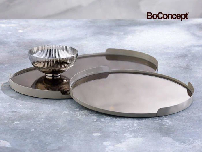 BoConcept rund og oval spejlbakke